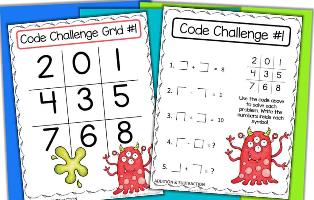 Quick & Engaging Math Code Problems for Teachers