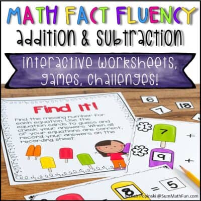 Christmas Math Games - Addition and Subtraction Fact Strategies - Sum ...