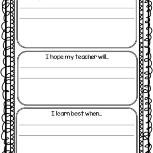 All About Me Back to School No Prep Packet - Sum Math Fun