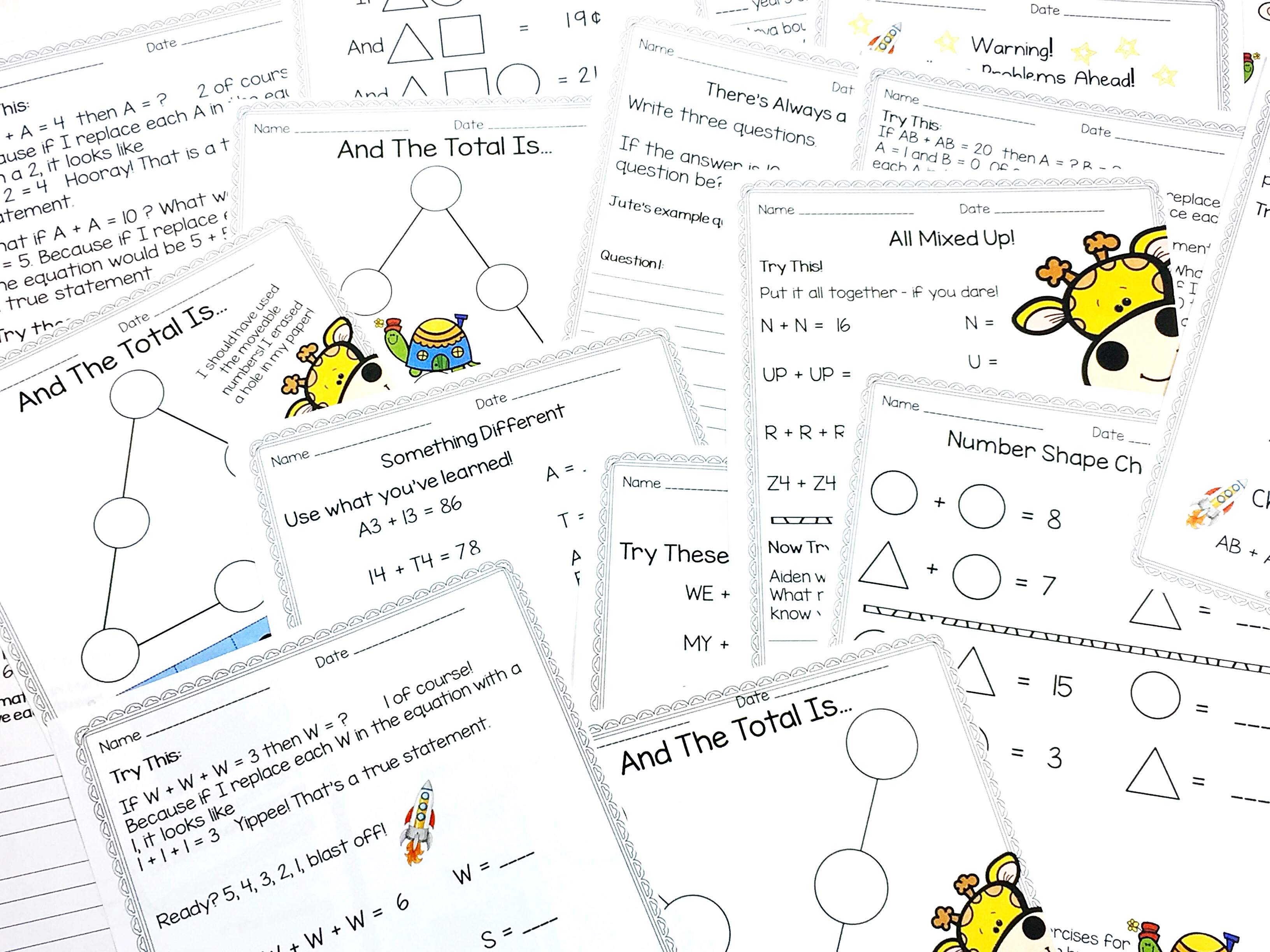 Early Finishers-Math Enrichment-Homework-Extensions - Sum Math Fun