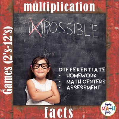 Multiplication Fact Fluency Games (2's to 12's) - Sum Math Fun