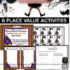 Halloween Activities: Third Grade Place Value - Rounding - Sum Math Fun