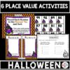 Halloween Activities: Third Grade Place Value - Rounding - Sum Math Fun