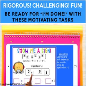 Early Finishers Activities Pack #1 Fast Finishers Brain Teasers Gifted ...