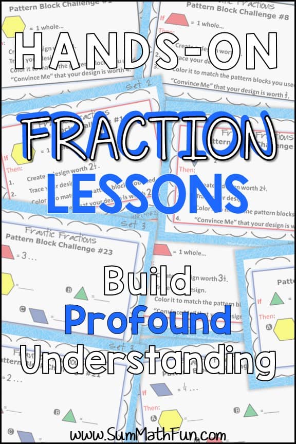 Equivalent Fraction Activities - Hands On Task Cards - Sum Math Fun