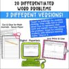 Word Problems 3rd Grade Multi-Step & Differentiated - Sum Math Fun