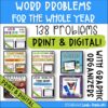1/2 OFF! 3rd Grade Word Problems - Multiple Operations - Bundled For ...