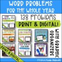 1/2 OFF! 3rd Grade Word Problems - Multiple Operations - Bundled For ...
