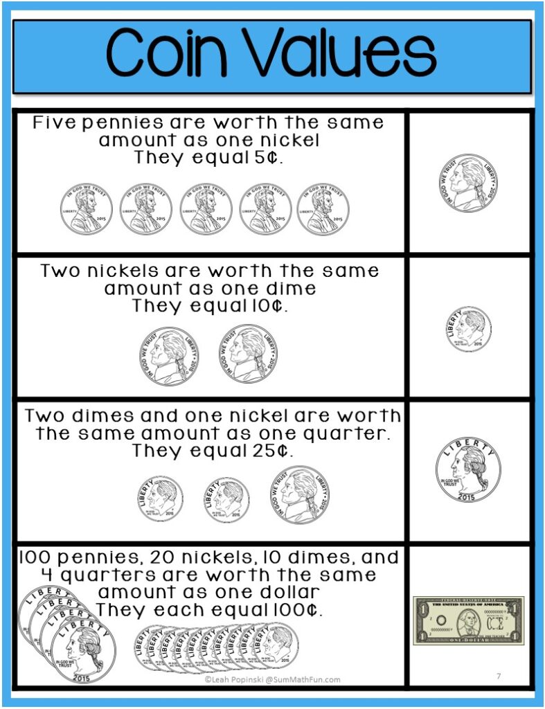 How to teach money and counting coins