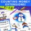 Counting Money Task Cards-Build a Snowman - Sum Math Fun