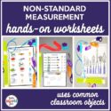 Measurement Activities for First Grade Hands On With Worksheets - Sum ...