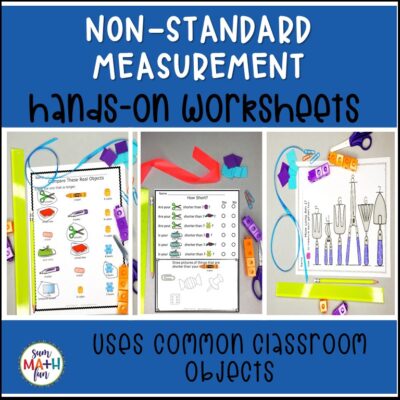 Measurement Activities for First Grade Hands On With Worksheets - Sum ...