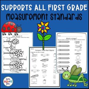 Measurement Activities for First Grade Hands On With Worksheets - Sum ...