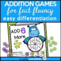 Fact Fluency - Addition Games for Easy Differentiation - Sum Math Fun