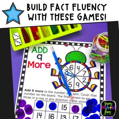 Spring Math - Addition Facts Games Build Fact Fluency! - Sum Math Fun