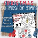 Christmas Multiplication Facts Game (2s to 12s) - Sum Math Fun