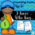 Counting Money Task Cards-Build a Snowman - Sum Math Fun