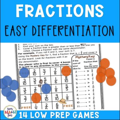 Equivalent Fractions Games - Comparing Fractions - Sum Math Fun