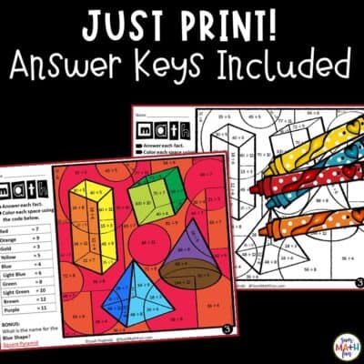 Division Worksheets - Color by Number 4th Grade - Sum Math Fun