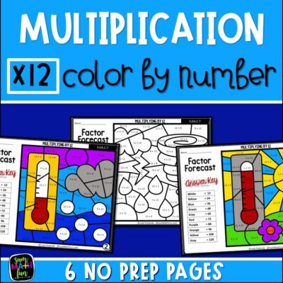 Christmas Multiplication Facts Game (2s to 12s) - Sum Math Fun
