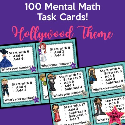 Mental Math - Addition and Subtraction - Differentiated Activities ...