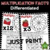 Christmas Multiplication Facts Game (2s to 12s) - Sum Math Fun