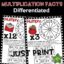 Christmas Multiplication Facts Game (2s to 12s) - Sum Math Fun