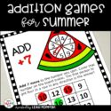 Summer Addition Games - Sum Math Fun