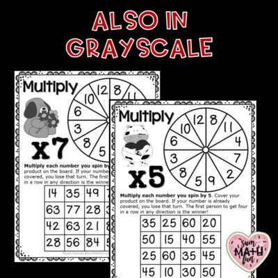 Valentine's Day Multiplication Games - Build Fact Fluency! - Sum Math Fun