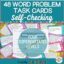 Multi-Step Word Problem Task Cards 4th Grade - Sum Math Fun
