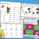 Math Worksheets - Math Activities for March - Sum Math Fun