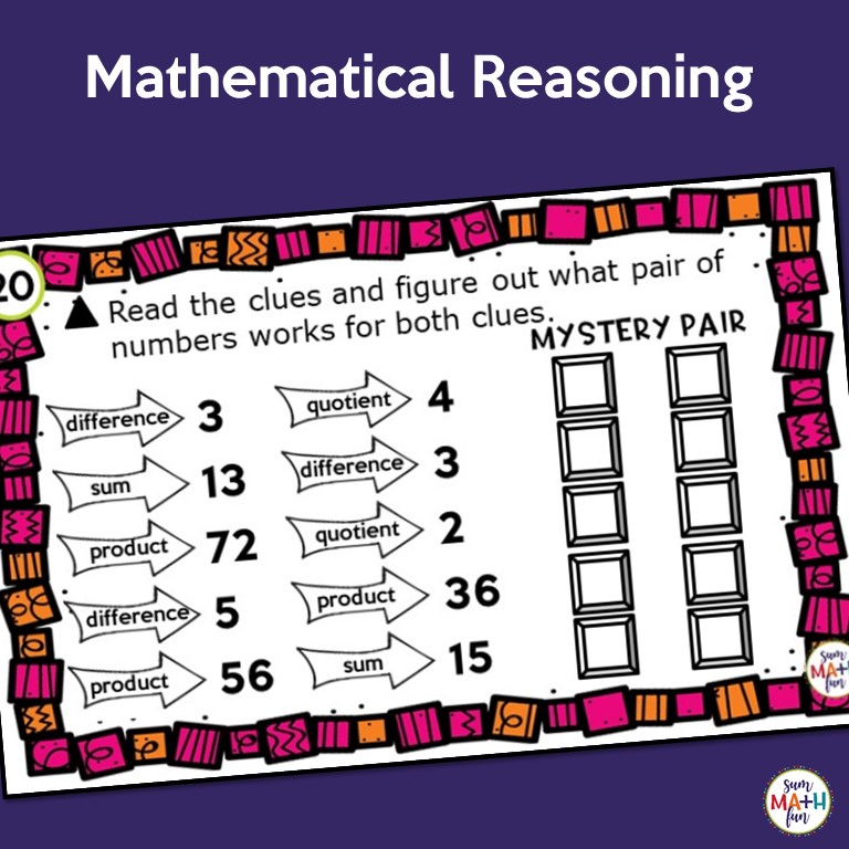 Early Finisher & Gifted Activities - Mathematical Reasoning - Problem ...