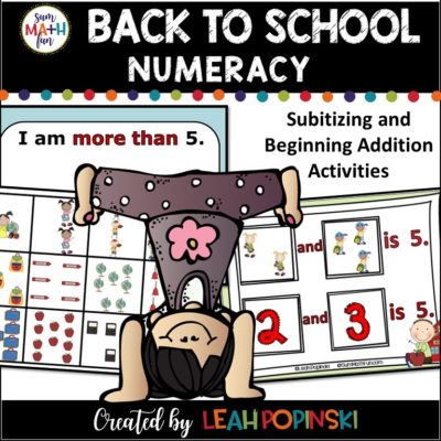 Back to School Numeracy Sorting Mats - Subitizing - Sum Math Fun