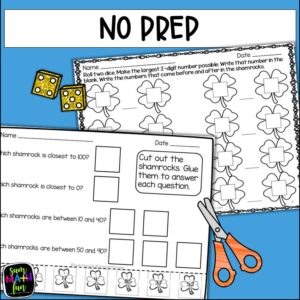 Saint Patrick's Day Math Activities for First Grade - Sum Math Fun