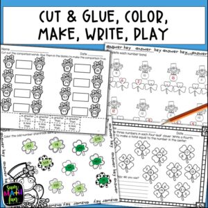 Saint Patrick's Day Math Activities for First Grade - Sum Math Fun