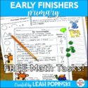 Free Early Finishers and Gifted Primary - Sum Math Fun