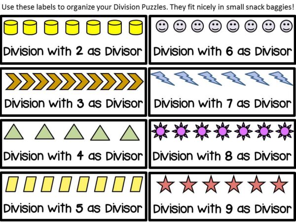 Multiplication and Division Puzzles - Bundled! - Sum Math Fun