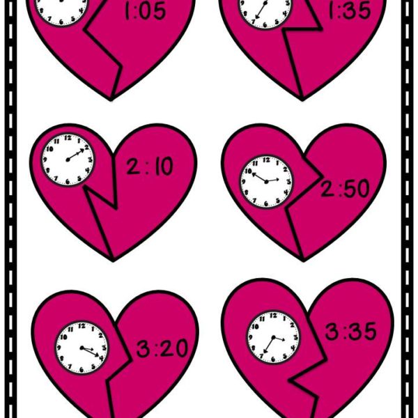 Telling Time Puzzle Match Math Practice - Sum Math Fun