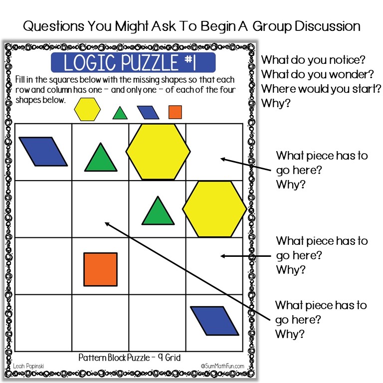  Free Logic Puzzles For Building Logical Reasoning Skills Sum Math Fun