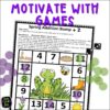 Spring Math Bump Games for Addition Fact Practice - Sum Math Fun
