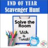 {Free} End-Of-Year Math Scavenger Hunt - No Prep - Sum Math Fun