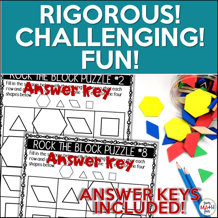 Early Finishers {Problem Solving} Logic Puzzles - 3rd 4th 5th Grades ...