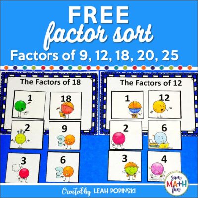 Why You Should Use Math Sorts in Your Classroom - Sum Math Fun