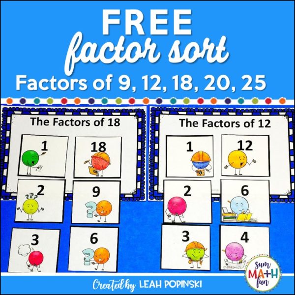 Why You Should Use Math Sorts in Your Classroom - Sum Math Fun