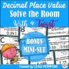 Decimal Place Value - Solve the Room with a Twist - Sum Math Fun