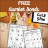 Free Fall Number Bond Worksheets – Cut & Glue (1st–2nd)