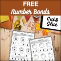 Free Fall Number Bond Worksheets – Cut & Glue (1st–2nd)
