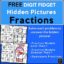 FREE Fraction Worksheets - Hidden Pictures | Digit Fidget - Sum Math Fun