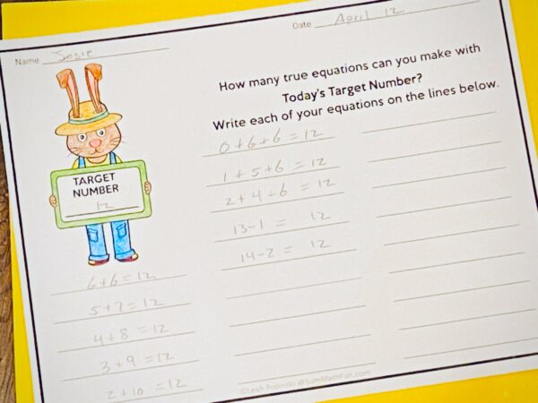 2 Easy Steps to a 100% No-Prep Math Time-Filler - Sum Math Fun