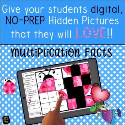 Google Slides™ Valentine Hidden Picture | Multiplication Division ...